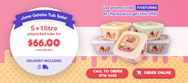 Pure Gelato - Handmade Gelato & Cakes Shop in Sydney